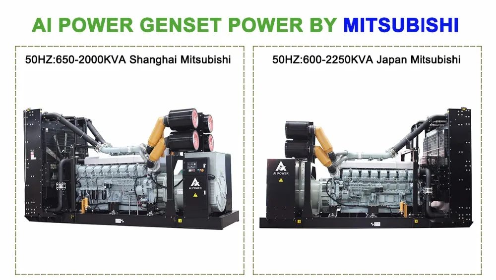 1 Mw Diesel Generator 2 Mw Mitsubishi Diesel Power Generator - Buy ...