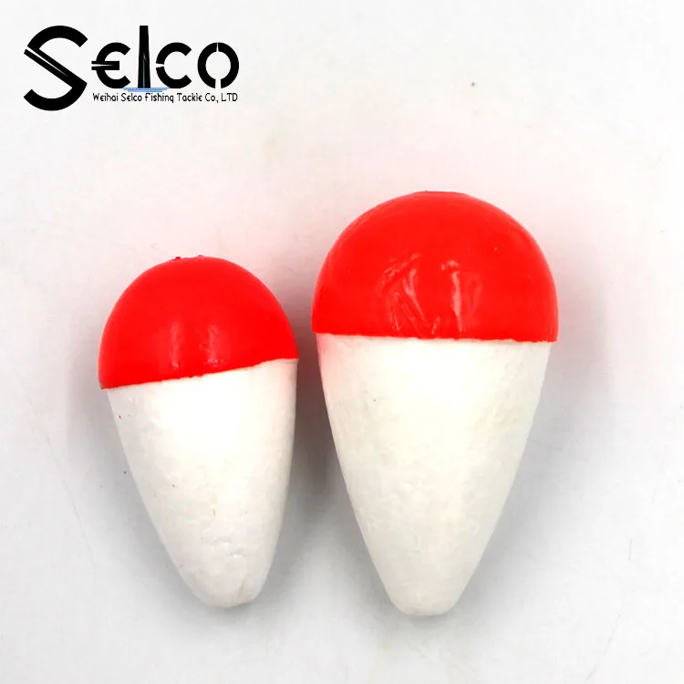 Styrofoam Fishing Robber - Floating Foam Bobber by Selco