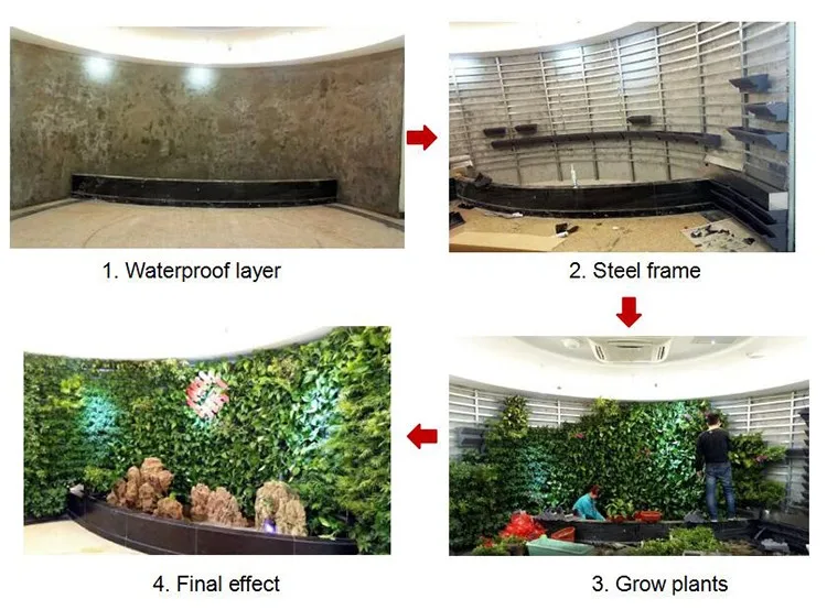 Vertical Garden Systems Green Wall Modules System Garden Planters Pots ...