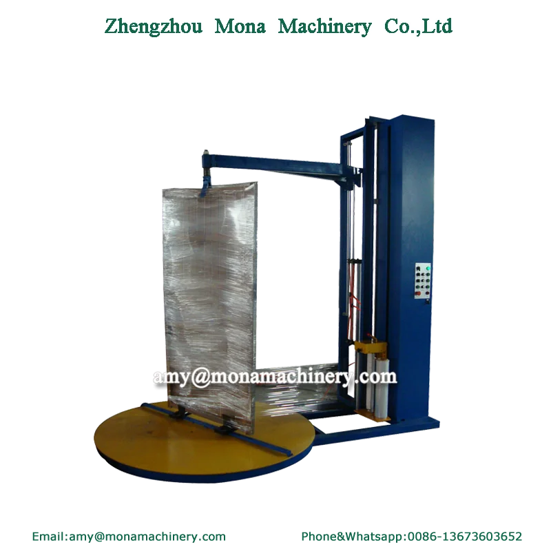 Automatico Macchina di Avvolgimento Pallet/Top Piastra Pallet Stretch ...