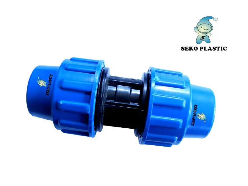 Pn16 High Quality Pp Compression Fitting Coupling-1 - Buy Plastic Pipe Fittings Hdpe High ...