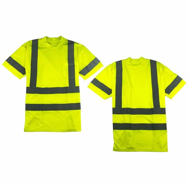 2017 Wholesale Alibaba Hi Vis Yellow Reflective T Shirt Custom T Shirts ...