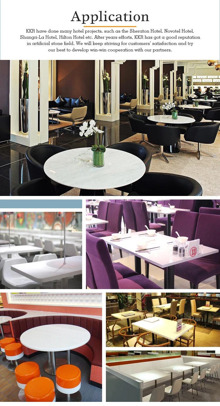 Fast Food Table And Chairs / High End Restaurant Furniture / Restaurant ...