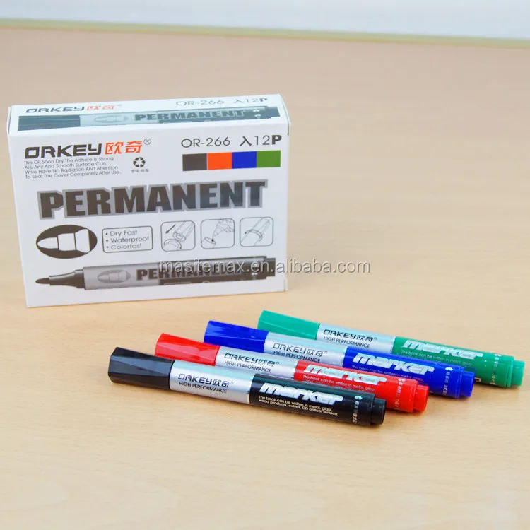 Multi-color Permanent Marker Pen Environmental Protection Non-toxic For ...