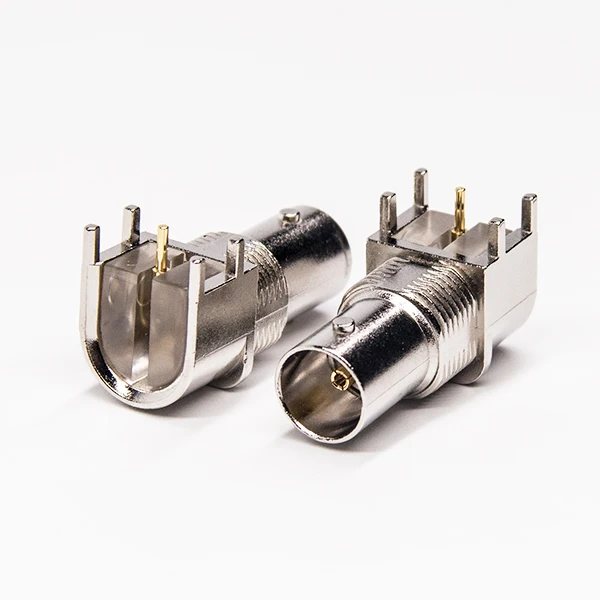 Hot Sale Angled HD SDI Female BNC Type Connector for PCB Mount