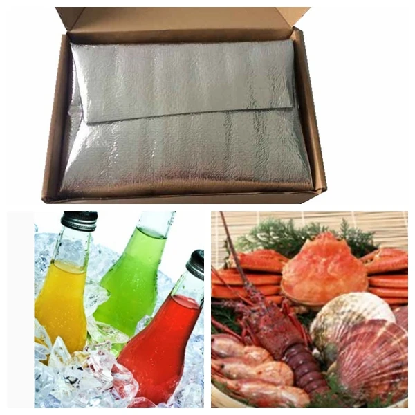 Aluminium Foil Paper Carton Boxes Poultry Shipping Box Frozen Food Wax ...