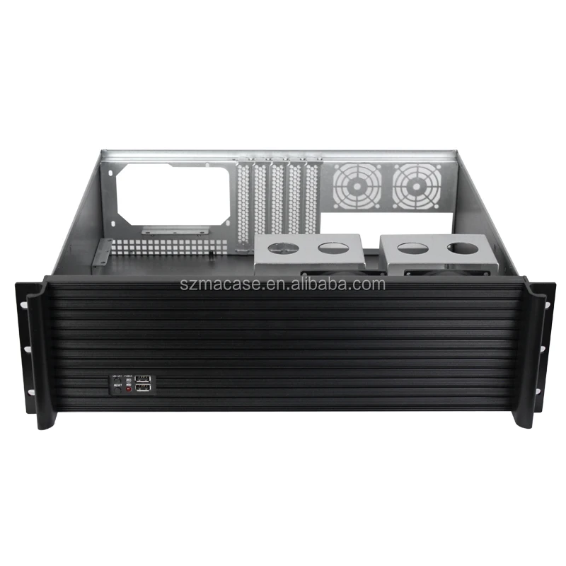 K339l Atx Rackmount Aluminum Server Case With Fan & Window