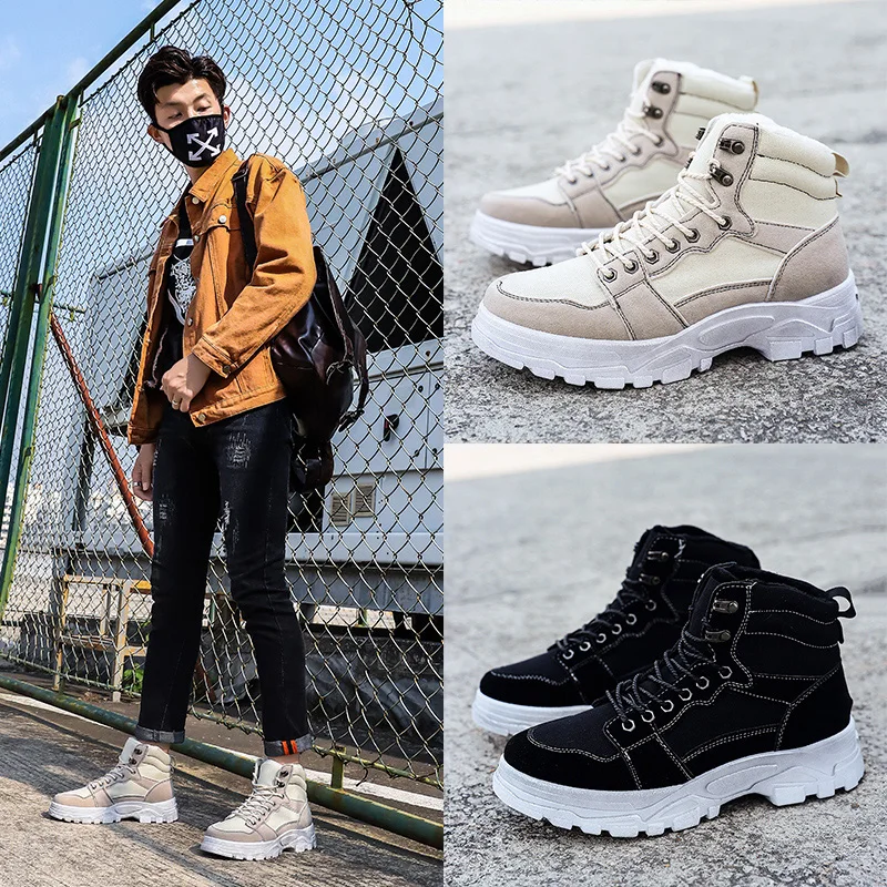 New Design High Neck Men Shoes Boots Snow Winter Shoes For Men - Buy ...