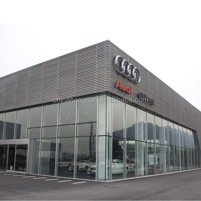 Audi Brand Prefabricated Steel Structure 4s Car Shop - Buy Car Shop,4s ...