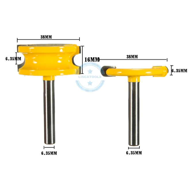 L-N016 Canoe Flute and Bead Router Bit - Precision Woodworking