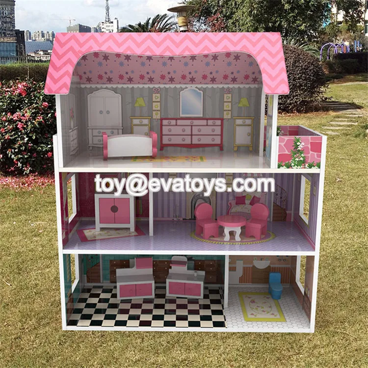 New Design Lovely Girls Toy Sets Wooden Miniature House Kits W06a235 ...