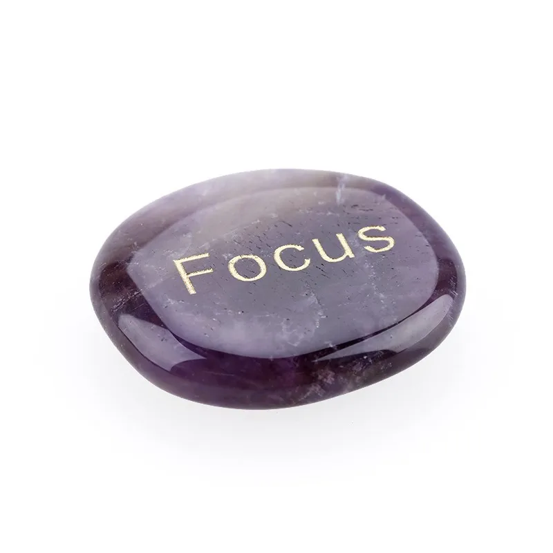 Healing Crystal Quartz Thumb Stone,Natural Worry Stone For Thumb - Buy ...