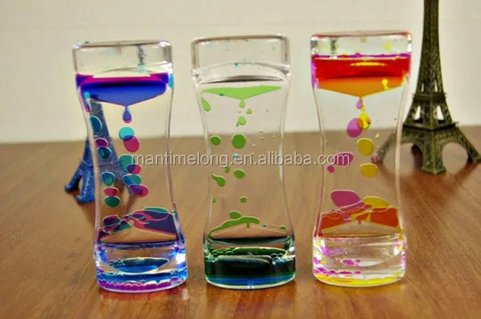 Floating Color Mix Illusion Timer Liquid Motion Visual Slim Liquid Oil ...