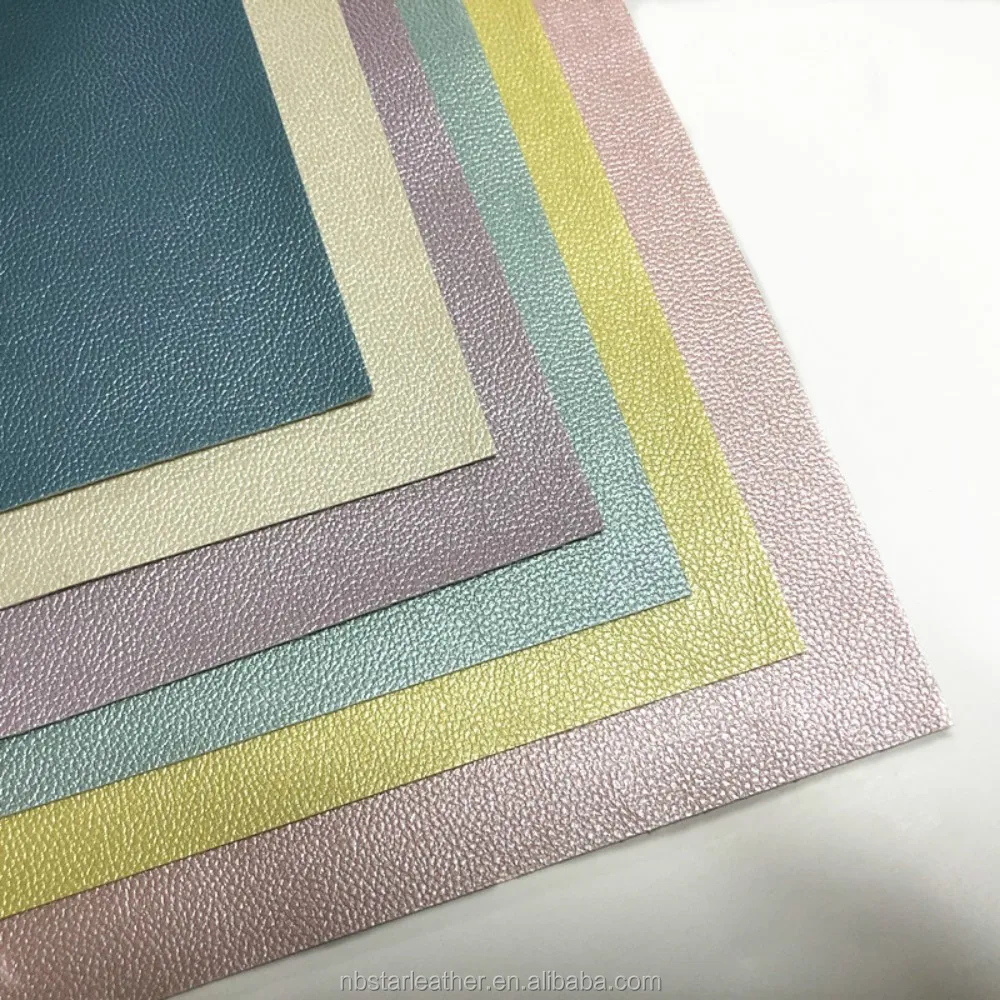 Summer Pearlized Litchi Pattern Pu Leather For Making Lady Shoe - Buy ...