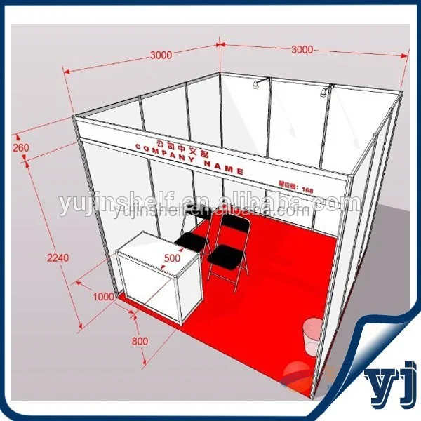 Cheap 3x3 Exhibition Stands - Standard Shell Scheme Booths