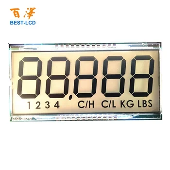 Customized 5 Digits Segment Lcd Display For Electronic Baby Scale - Buy ...