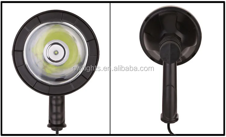 2016 12v 24v Handheld Led Light Spot Beam 5" 10w Led Handheld Spotlight ...