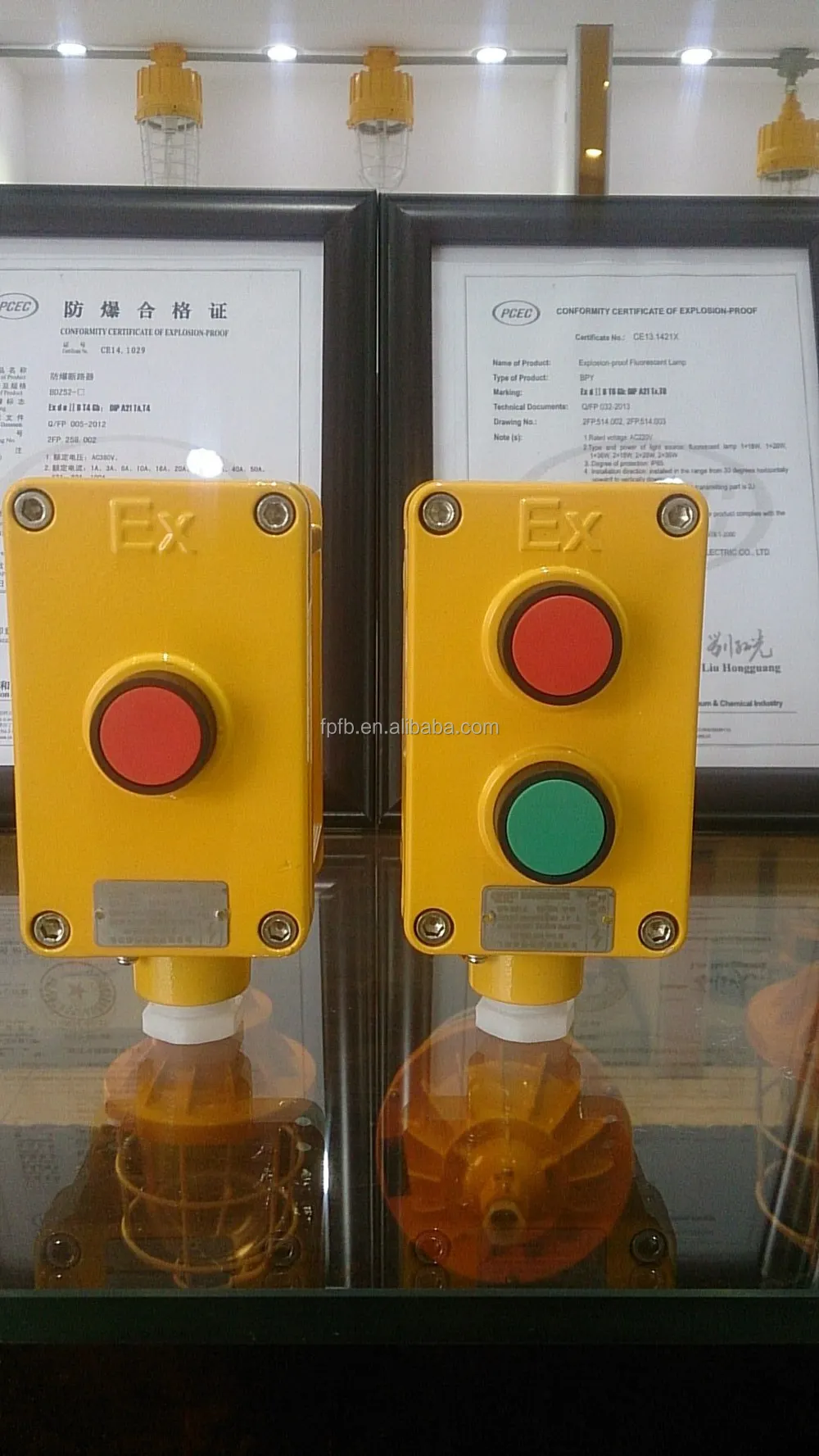 High Quality Explosion Proof Control Push Button Aluminum Alloy Body ...