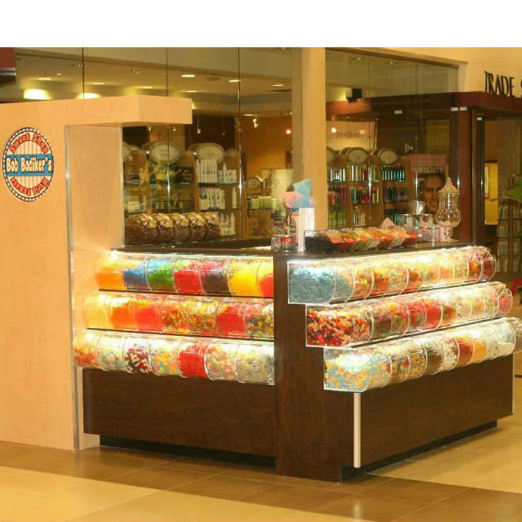 Sweet Food Retail Display Counter Candy Shop Display For Sale - Buy ...