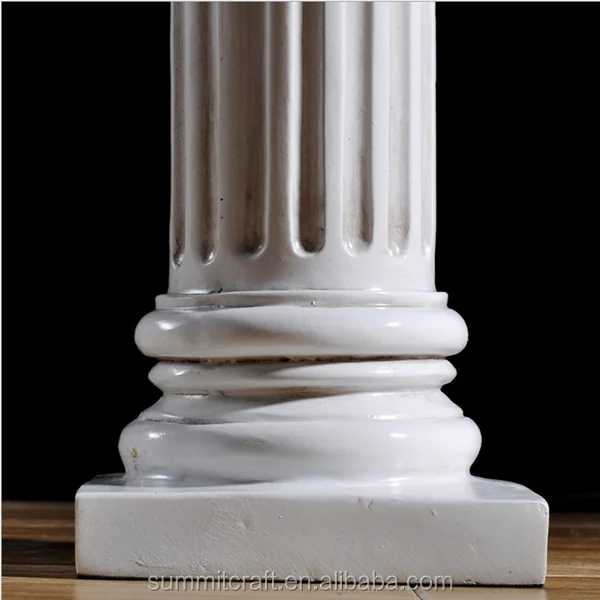 Indoor Home Decorative Ancient Greek Style Small Resin Roman Pillar ...
