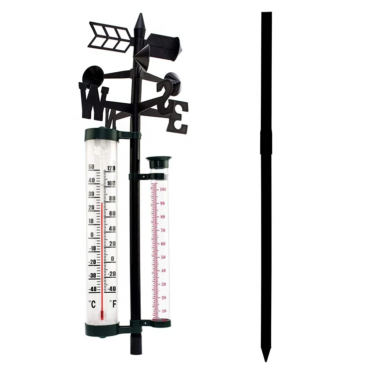 Cheap Pp+ps+iron Material Weather Vane Wetter Station Wind Vane With ...