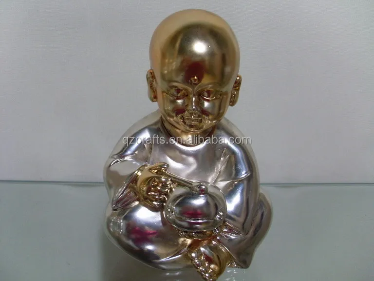 Resin Sitting And Sleeping Monk Statue For Indoor Decoration. - Buy ...