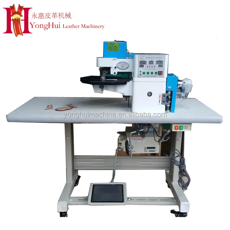 Upper Edge Hot Cement Gluing Folding Machine Leather Shoe Making ...