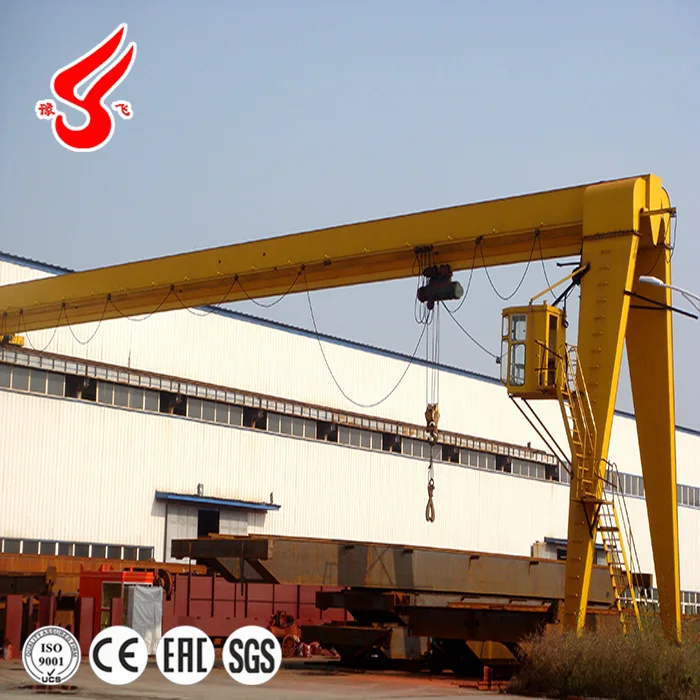 High quality hydraulic lifting semi gantry crane 20 ton 45 ton Half ...
