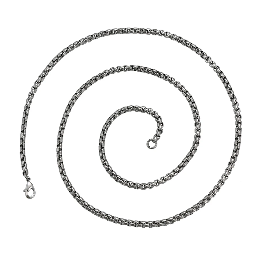 45510 Xupign Stainless Steel 50 Cm Rope Chain Necklace 316,2mm Necklace ...