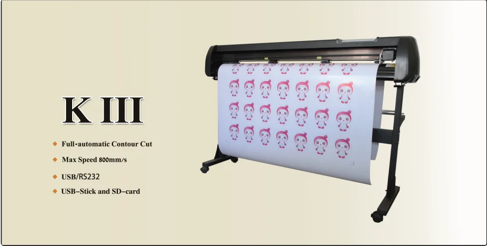 Rabbit Latest K3 Vinyl Cutting Plotter With Automatic Contour Cutting ...
