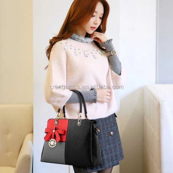 With Bowknot Decoration Shenzhen Handbags Systyle Handbag For Woman ...