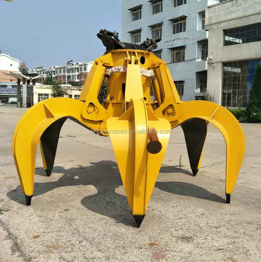 Hydraulic Orange Peel Grab For Crane - Buy Grab,Hydraulic Grab,Orange ...