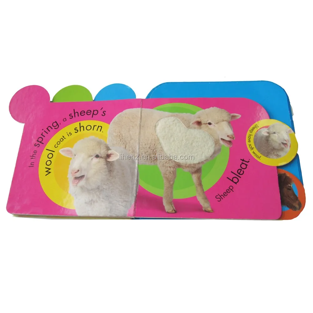 Vivid Fur Book Animal Touch And Feel Board Book For Children Toy - Buy ...