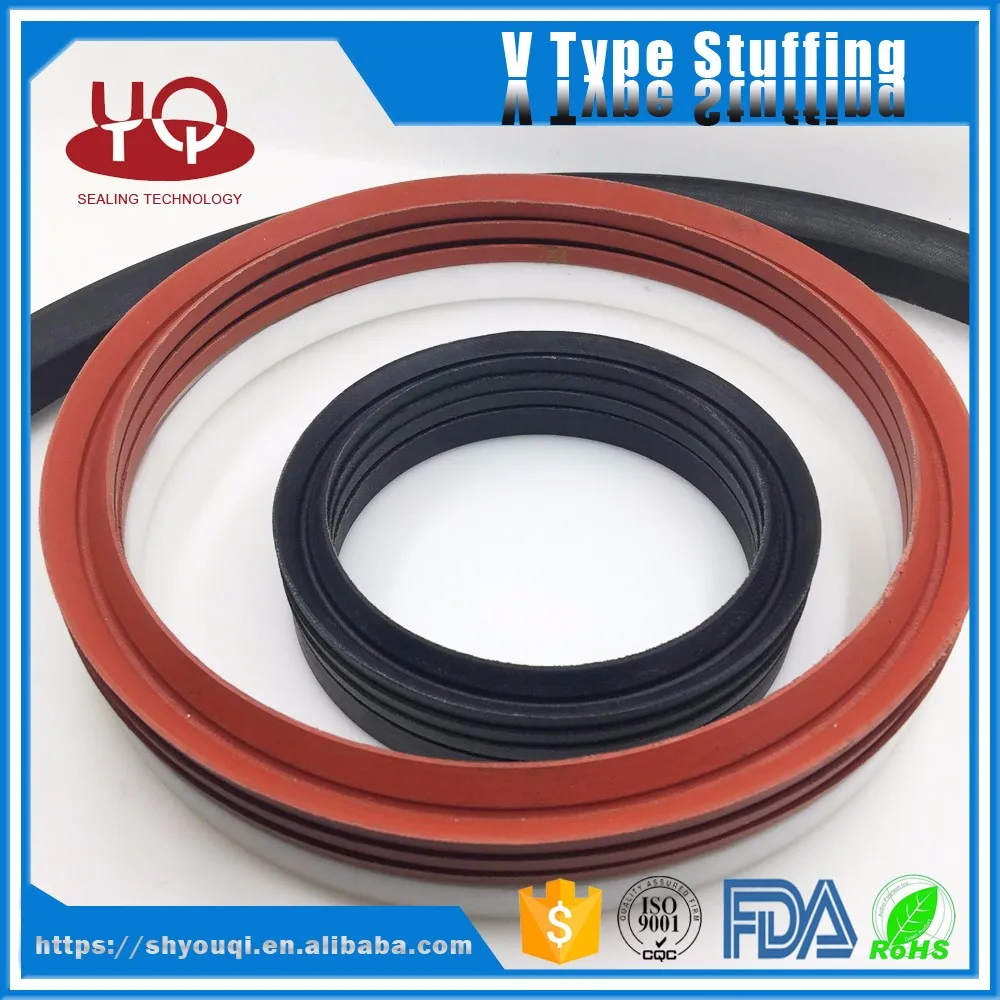 Rubber Fabric V Shape Packing Seal Nbr Fkm Ptfe Vee -packing ...