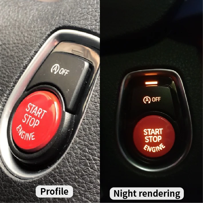 Car Engine Start Stop Button Cover For Bmw F30 F10 F34 F15 F25 F48 X1 ...