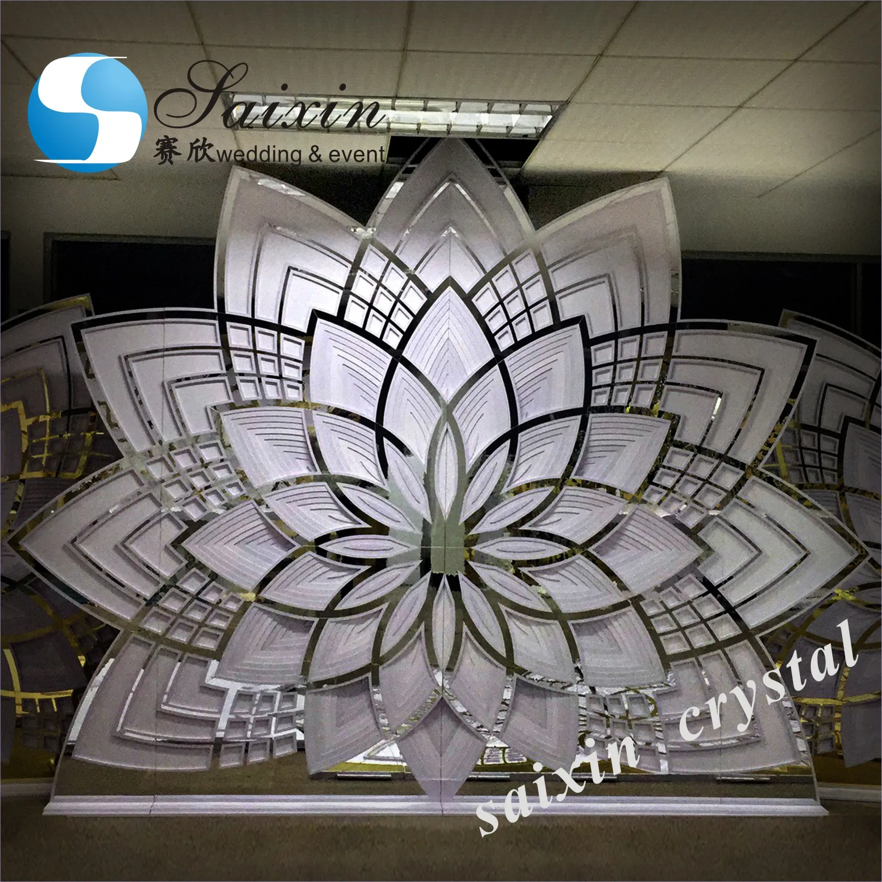 Beautiful Event Decoration Wedding Backdrop Crystal Curtains - Buy ...