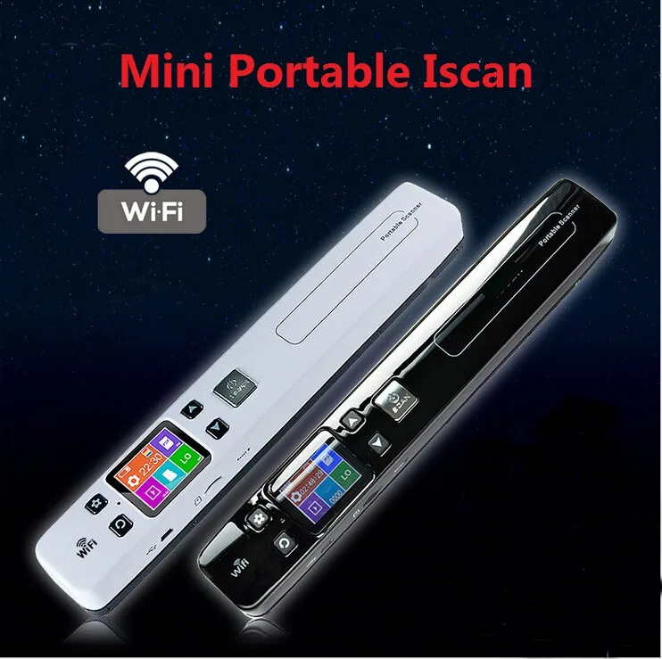 High Speed Portable Scanner - A4 Size, 1050DPI JPG/PDF Support