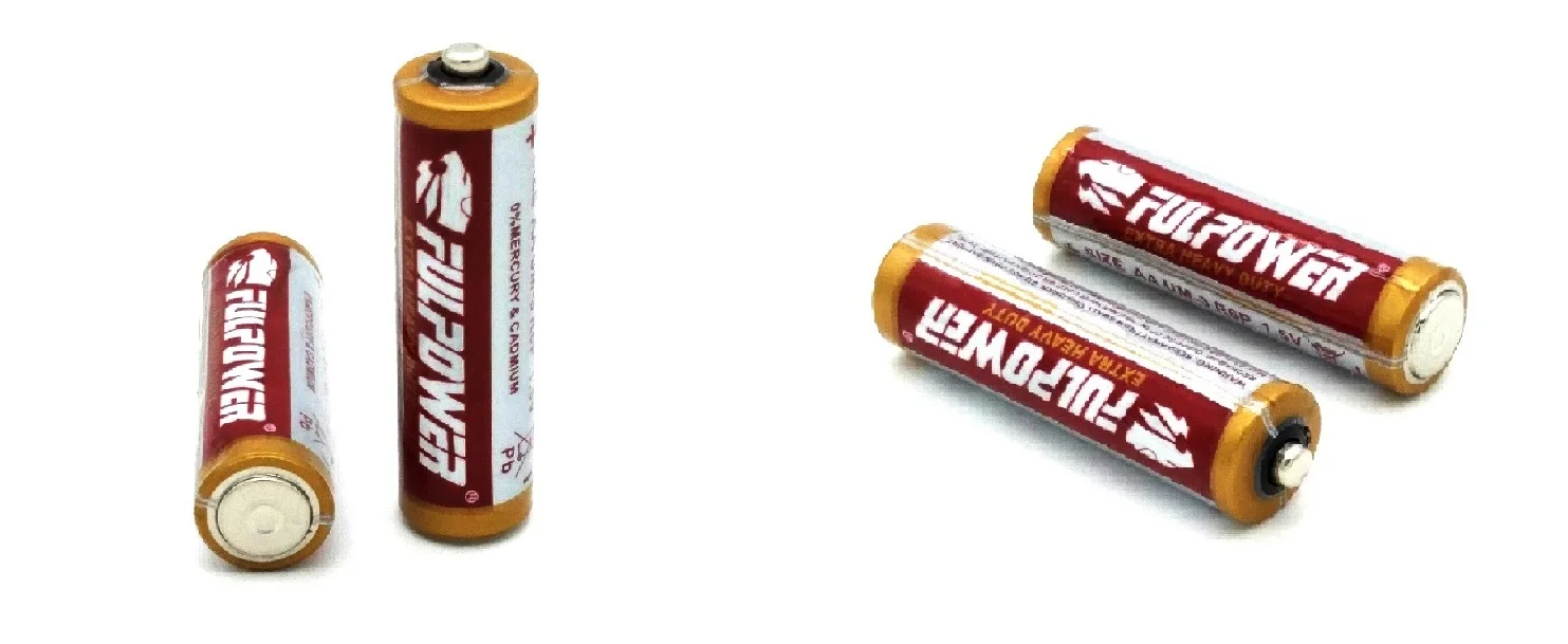 R6 Um3 Aa 1.5v Zinc Carbon Dry Battery Fulpower - Buy Factory Price ...