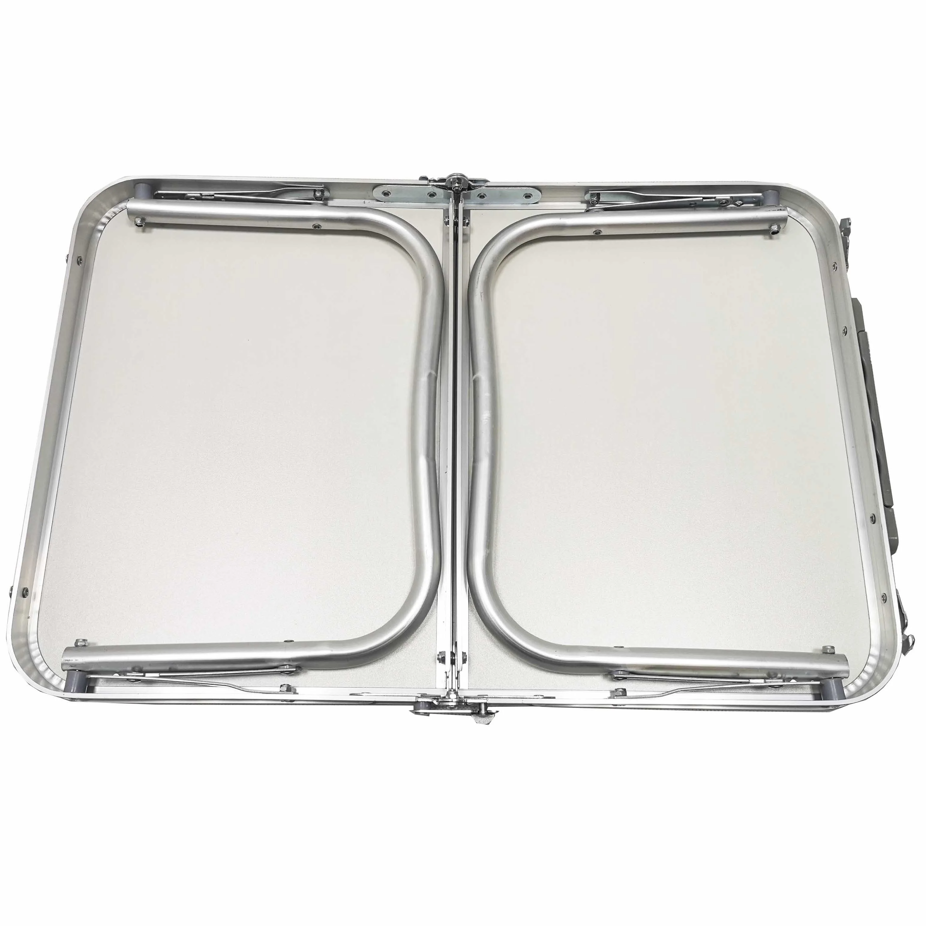 Aluminum Folding Table - Portable and Adjustable White