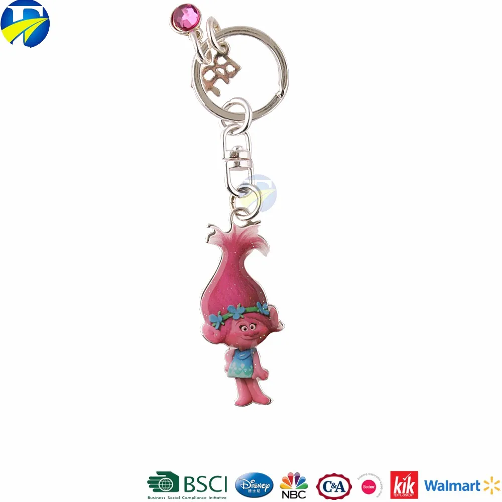 F&j Brand Trolls Metal 3d Key Chain Parts Wholesale Metal Souvenir ...