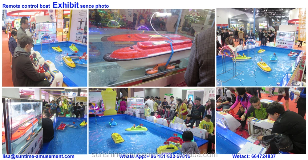 Kids Coin Operated Radio Controlled Battery Operated Boats - Buy Coin ...