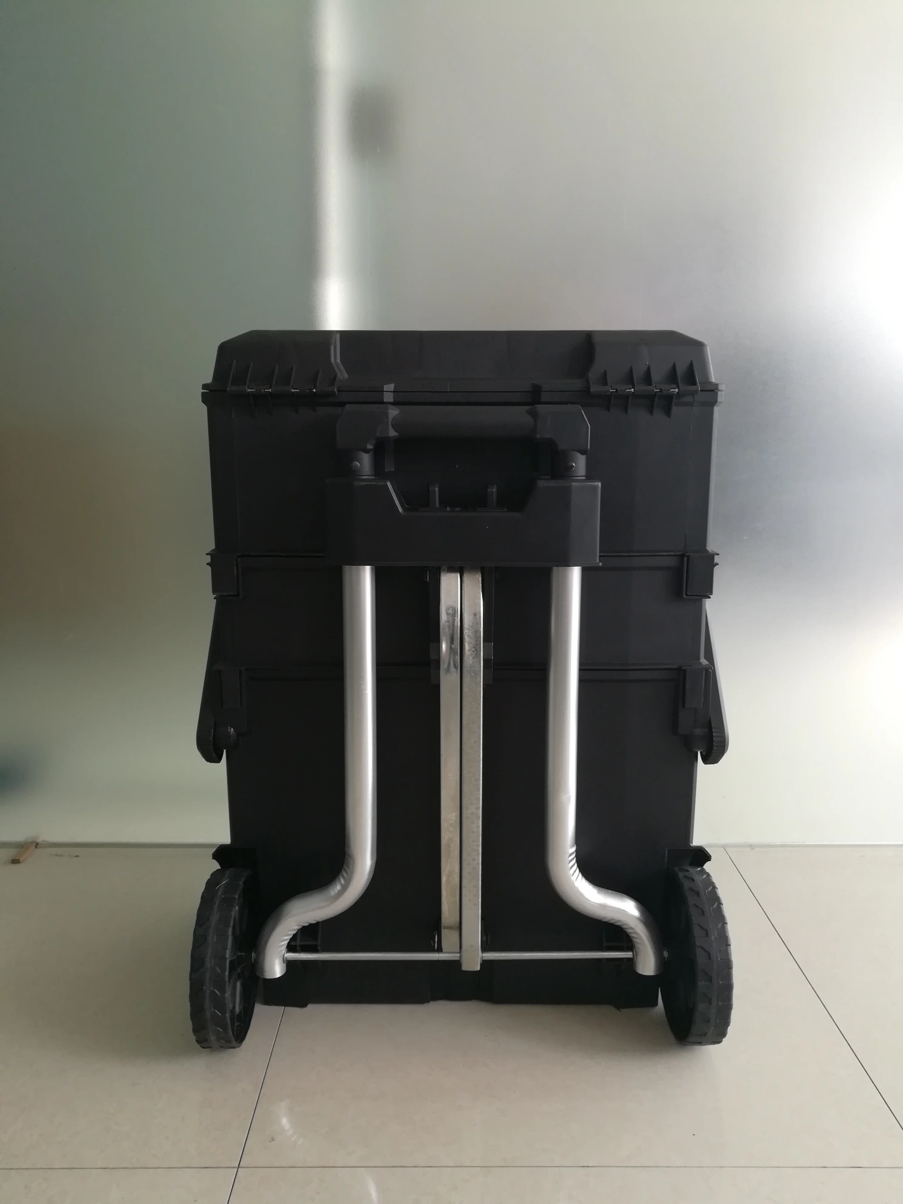 4-in-1 Plastic Tool Box Kit Stanley Fatmax Style Trolley Stackable ...