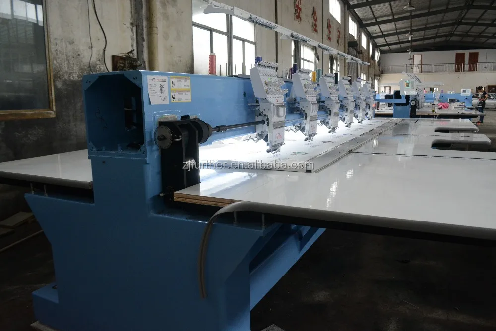 Six Head Flat Embroidery Machine 6 Head Embroidery Machine Computerized ...
