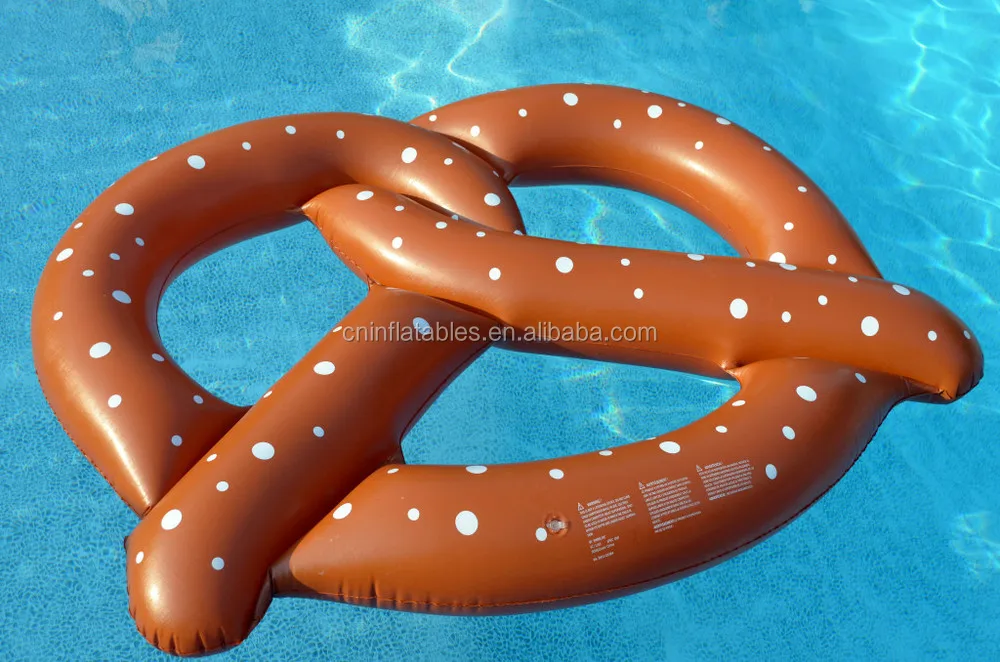 Giant Pretzel Inflatable Float Swim Pool Toy - Buy Pool Float Pretzel,Pool Float,Food Pool Float ...