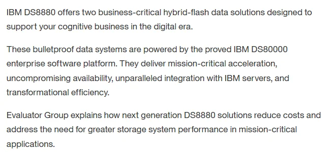 原装新一代下一代 Ds8880 存储系统企业混合存储 Ds8884 Ds8886 - Buy 存储，企业混合存储，ds8884 Product ...