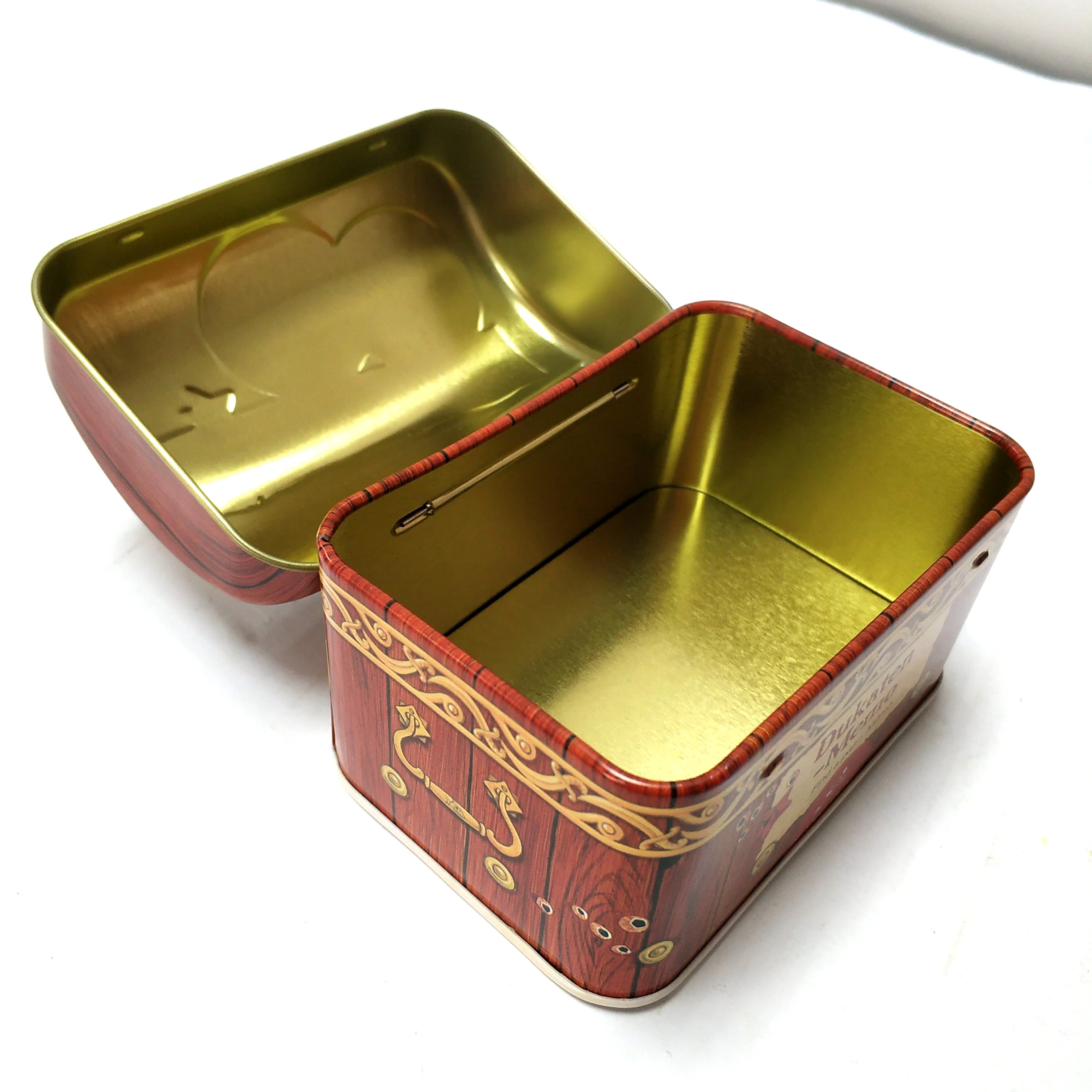 Beautiful Irregular House Shaped Metal Gift Tin Box Custom Tin Box ...