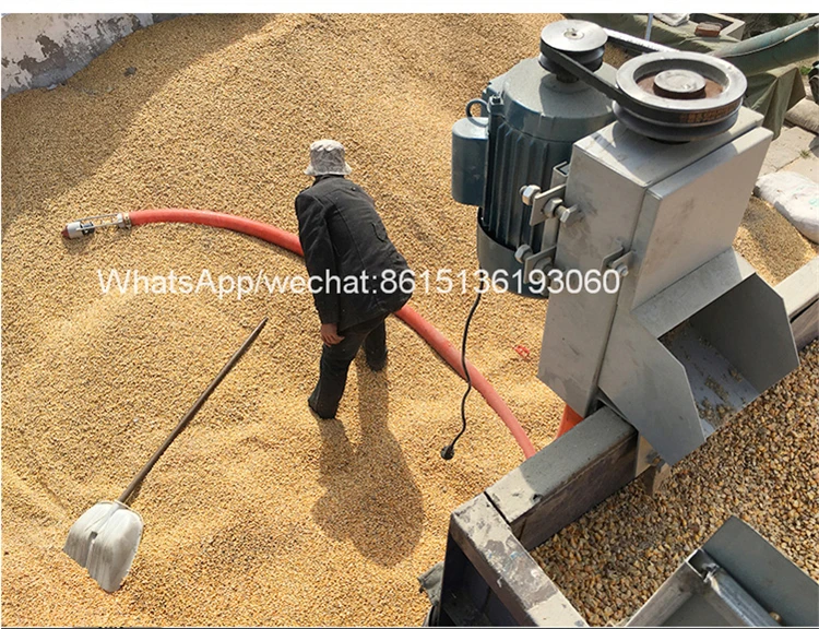 New Designed Rubber Pipe Wheat Rice Portable Grain Suction Machine ...