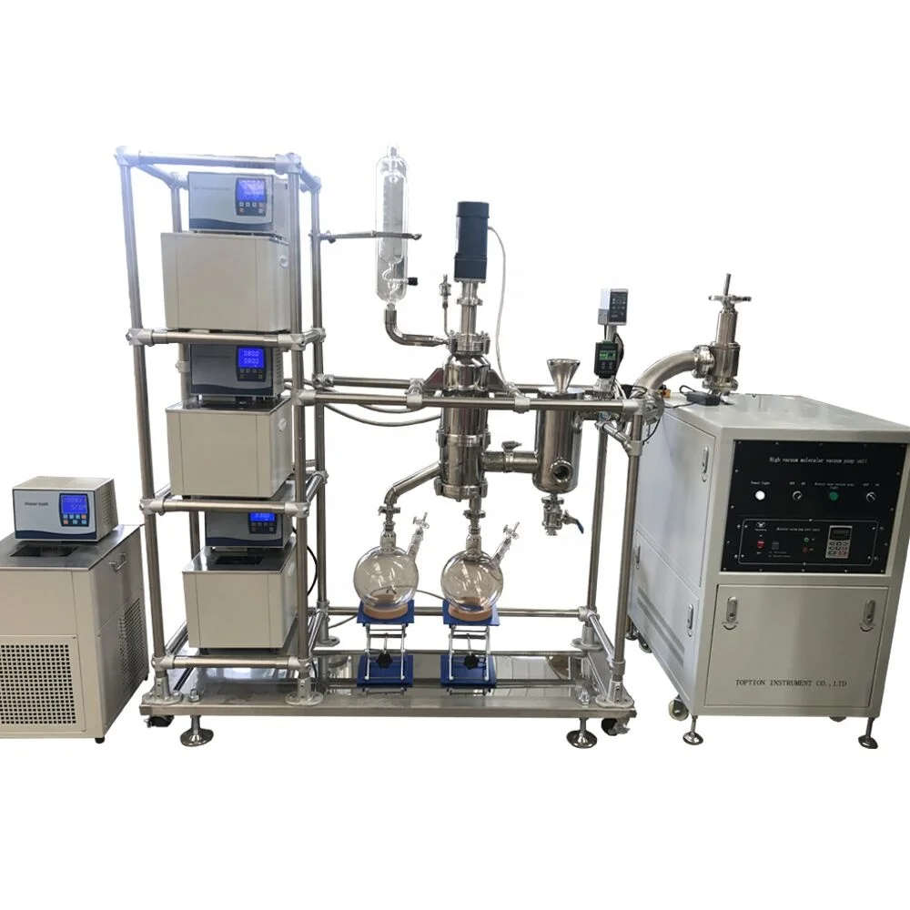 Fractional Molecular Distillation Column Used For Plant Oil Separation ...