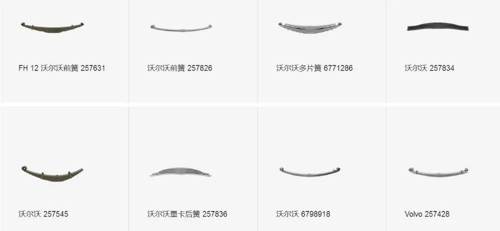 Leaf Spring 257847 257934 Plate Spring For VOLVO Truck, View Leaf ...