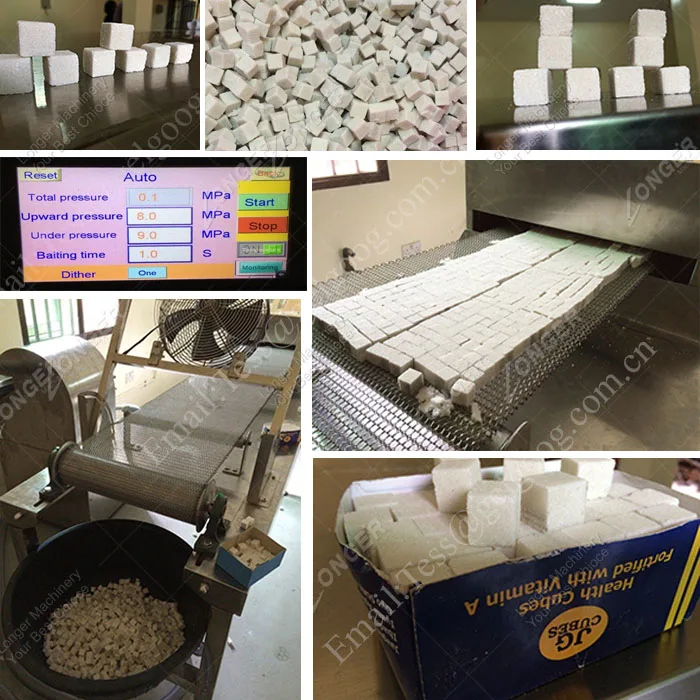 200kg/h Panela Cube Sugar Production Line - Efficient Moulding